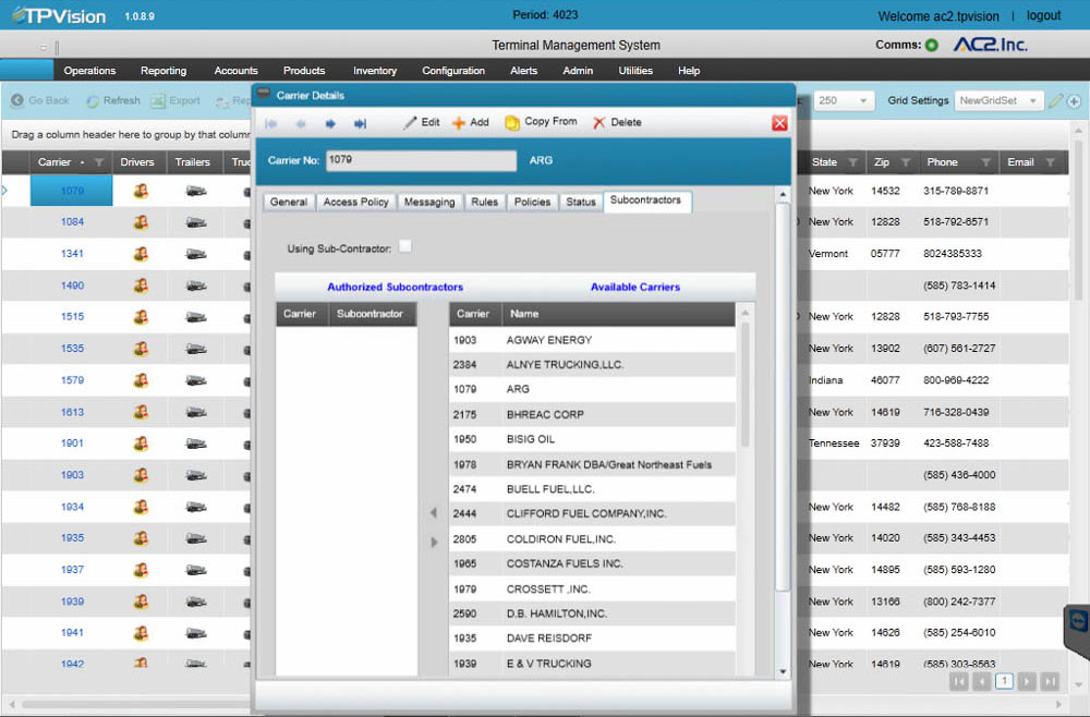 Terminal Management - TPVision -Management Software - AC2, Inc.