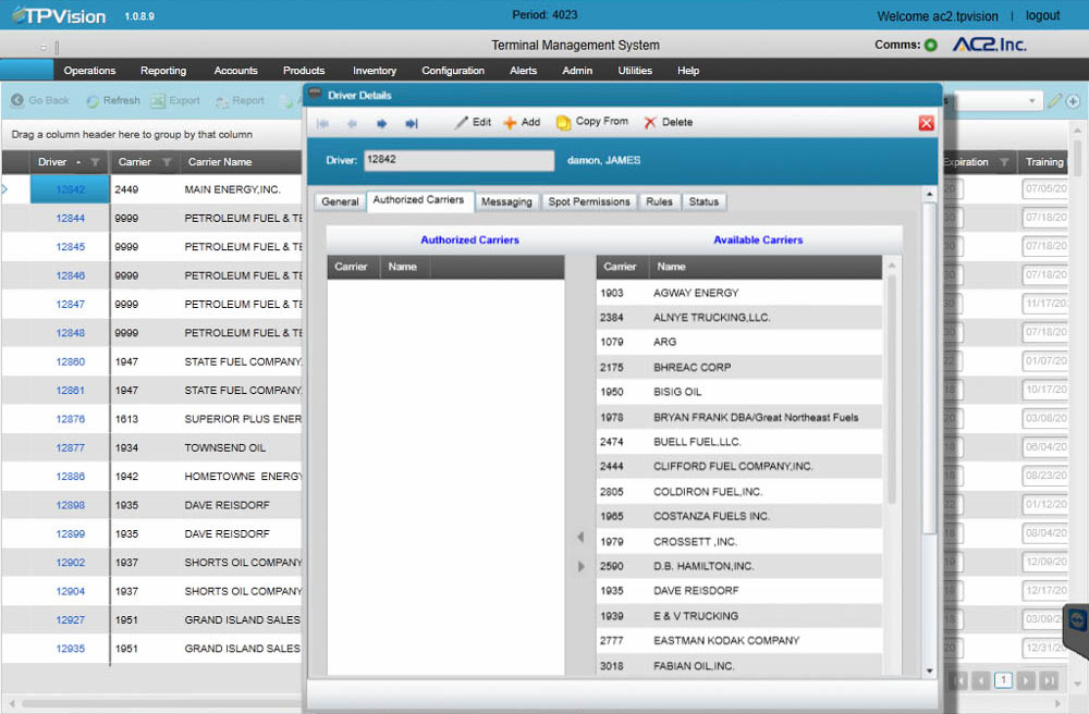 Terminal Automation Solutions (TAS) -Terminal Management - AC2, Inc.