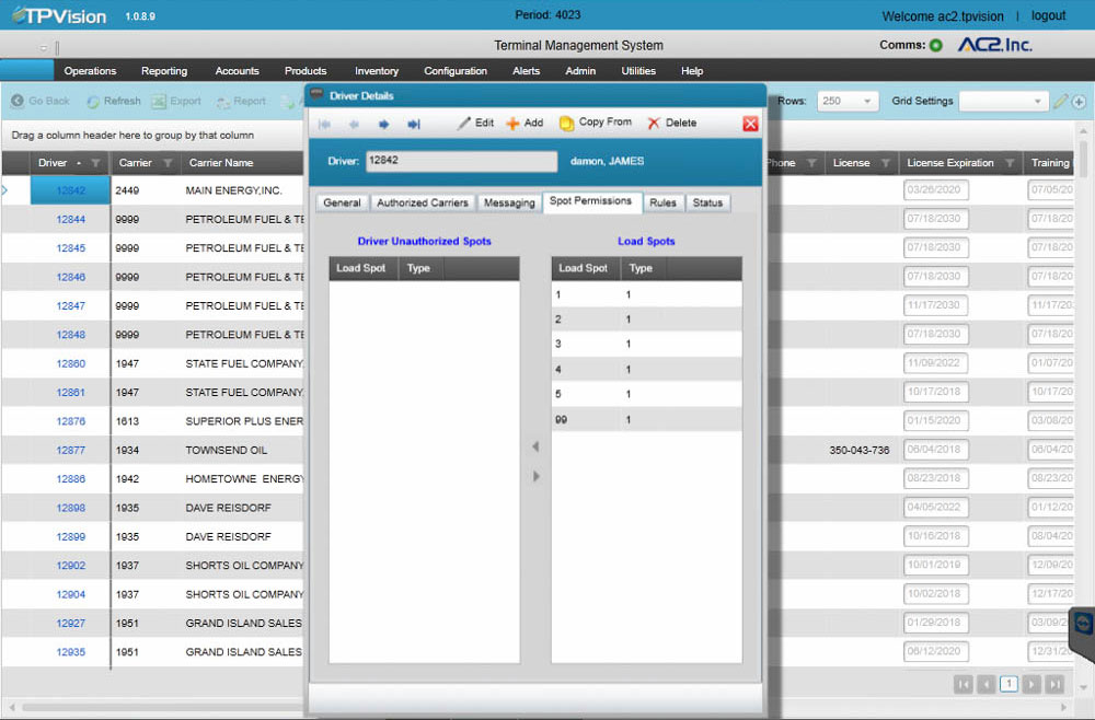 Terminal Automation Solutions (TAS) -Terminal Management - AC2, Inc.
