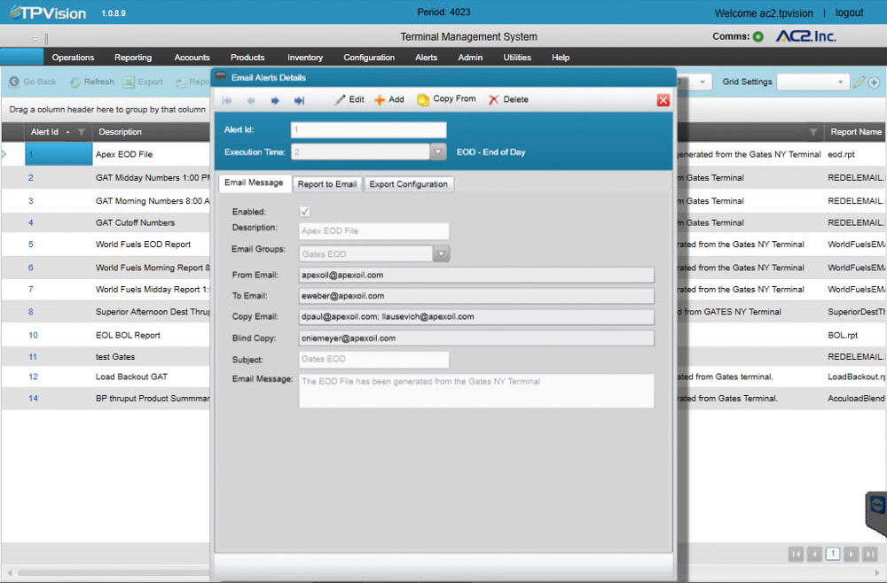 Terminal Automation Solutions (TAS) -Terminal Management - AC2, Inc.