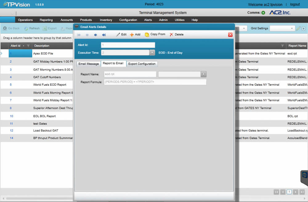 Terminal Automation Solutions (TAS) -Terminal Management - AC2, Inc.